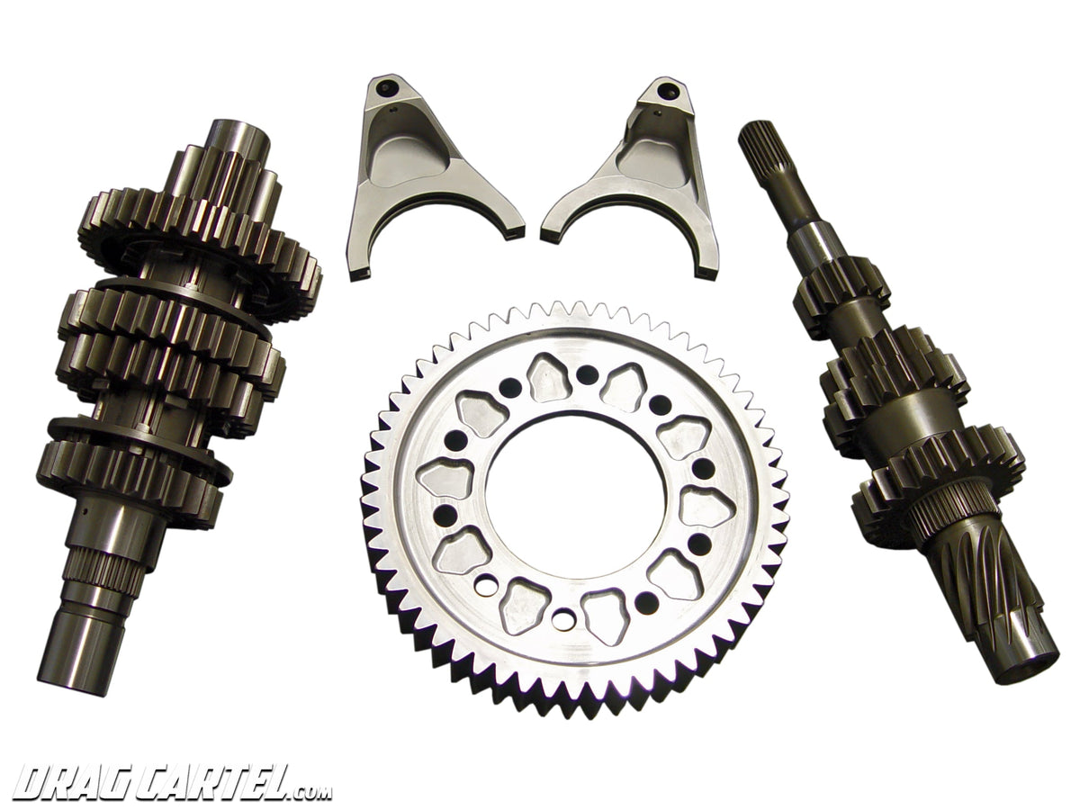EVO 4-9 - DRAG GEAR SET - 4 SPEED