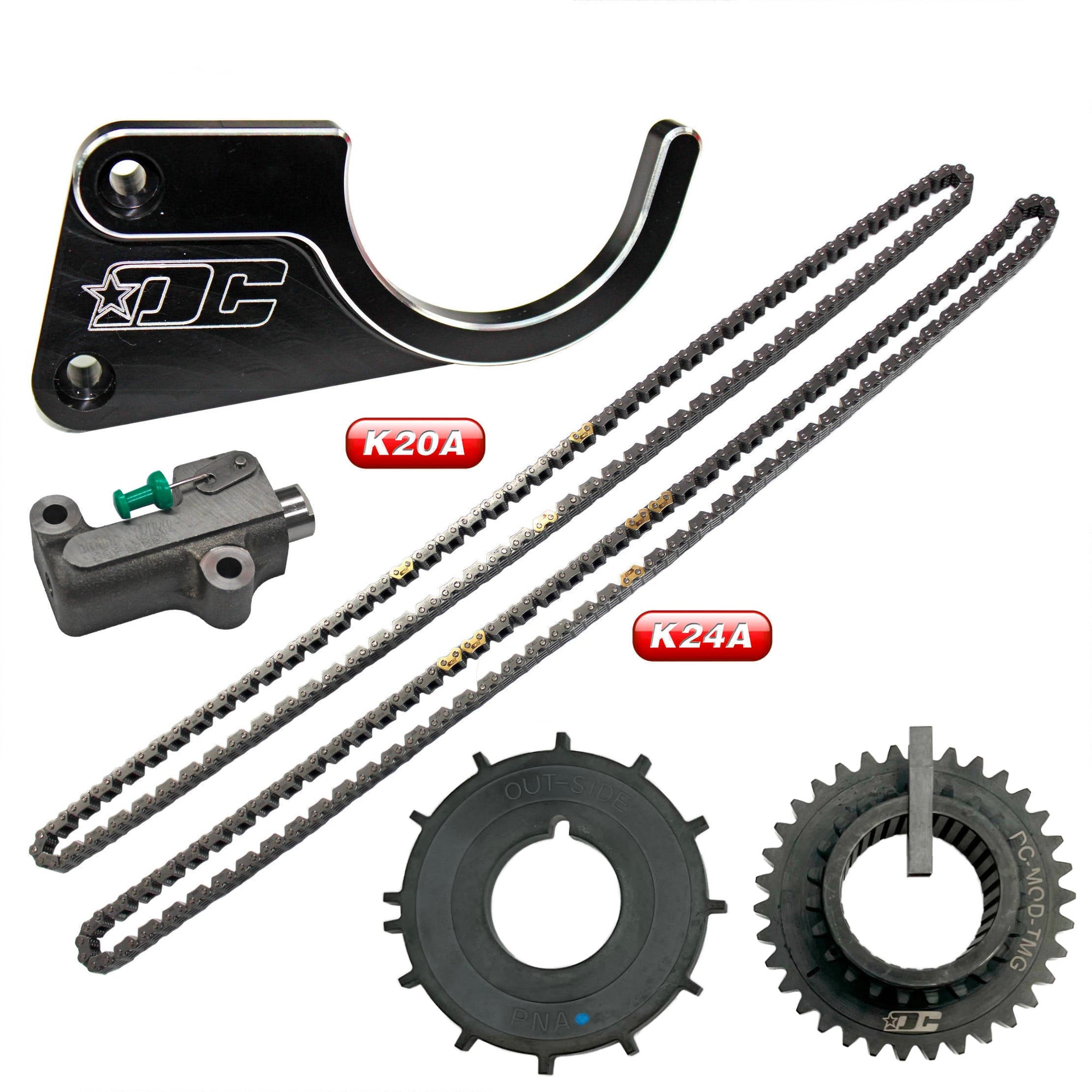 K-Series Modified Crank Timing Gear, Chain, Guide, Tensioner