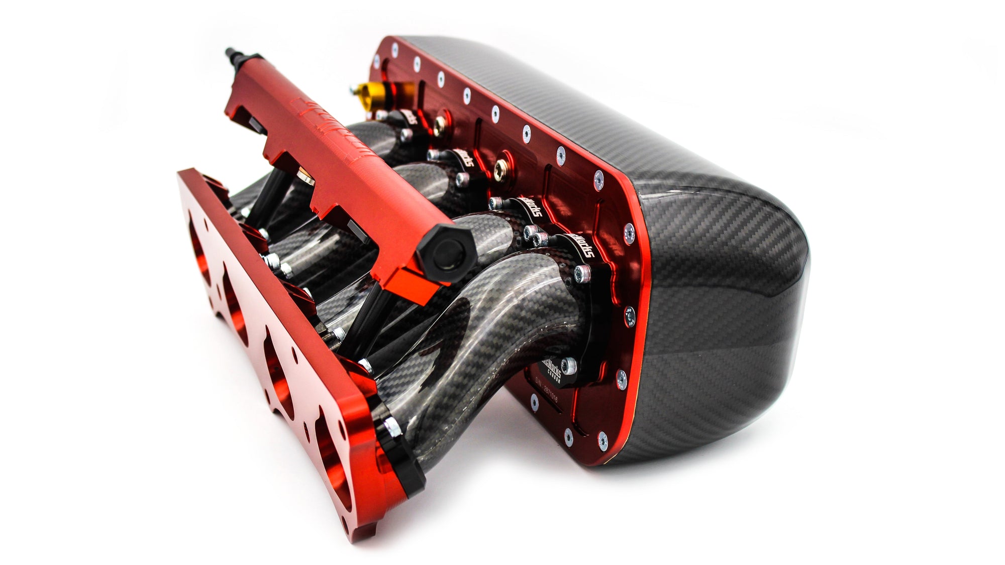 PRACWORKS K-SERIES CARBON FIBER INTAKE MANIFOLD 20° PLENUM